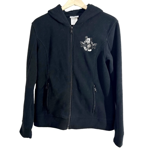 Disney | Jackets & Coats | Disney Parks Disneyland Black Silver Gray ...